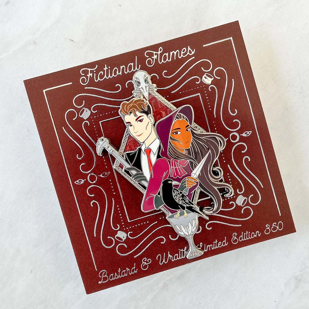 Kaz and Inej Enamel Pin Shadow and Bone & Six of Crows-inspired Pin ...