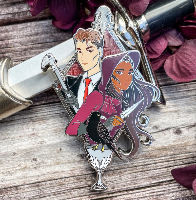 Bastard And Wraith Enamel Pin Shadow And Bone Enamel Pin Etsy