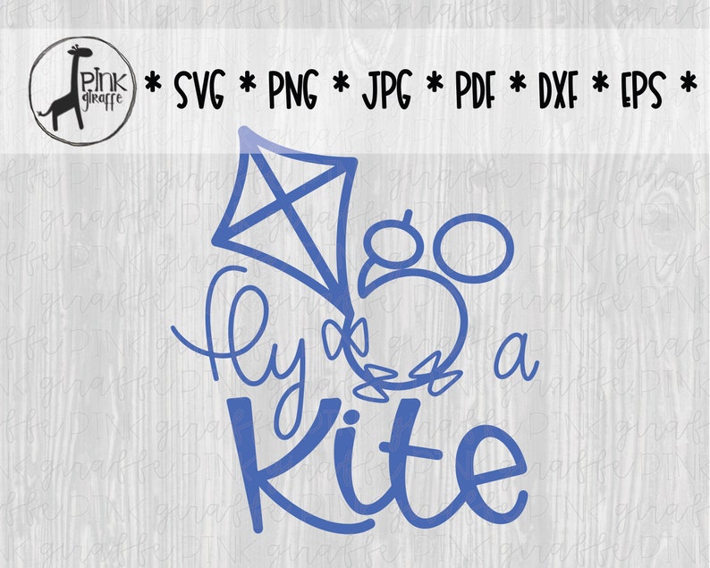 Go Fly a Kite Cut File, Scrapbooking Element for Silhouette, Cricut ...