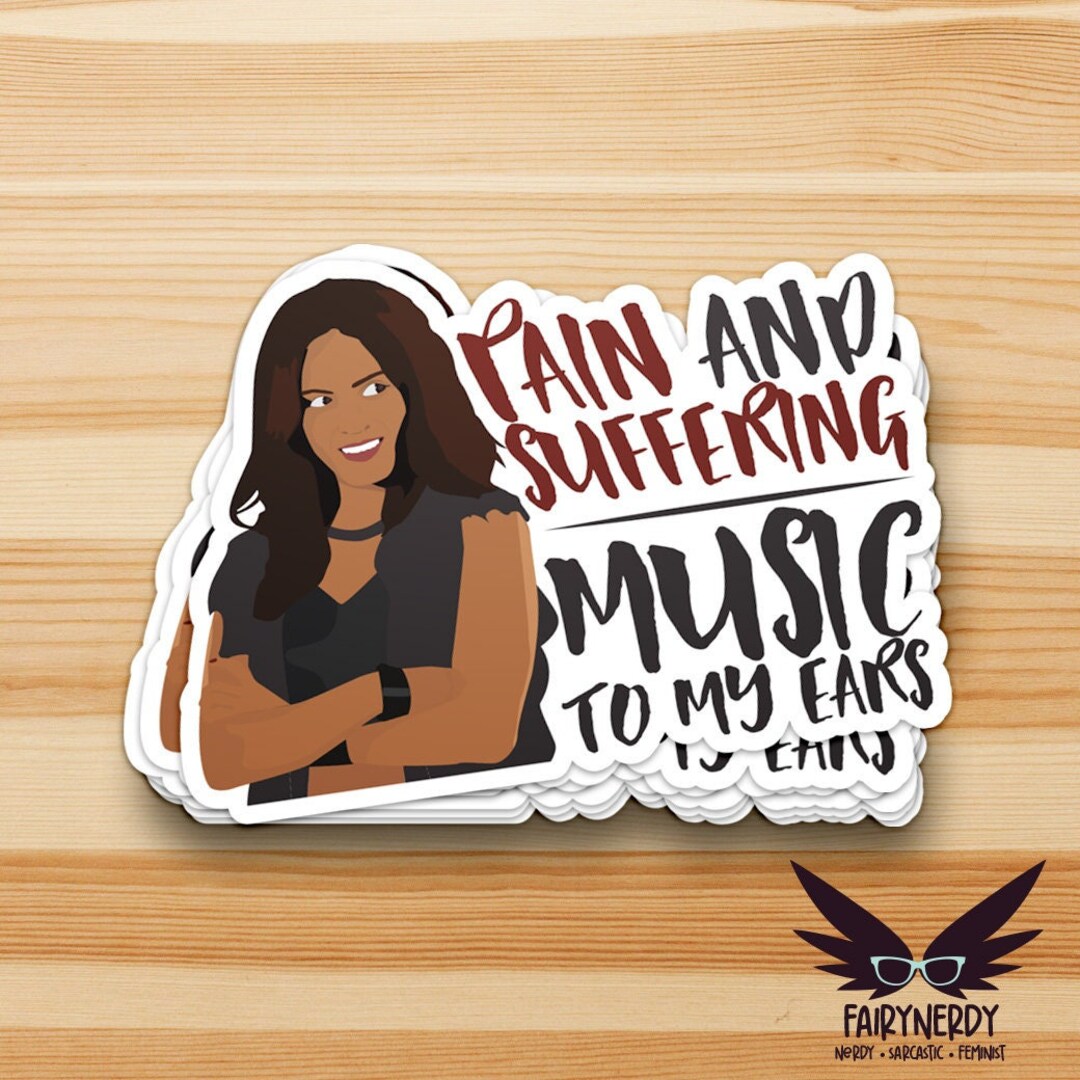 Lucifer Sticker, Lucifer TV Show Merchandise, Mazikeen Sticker Decal ...