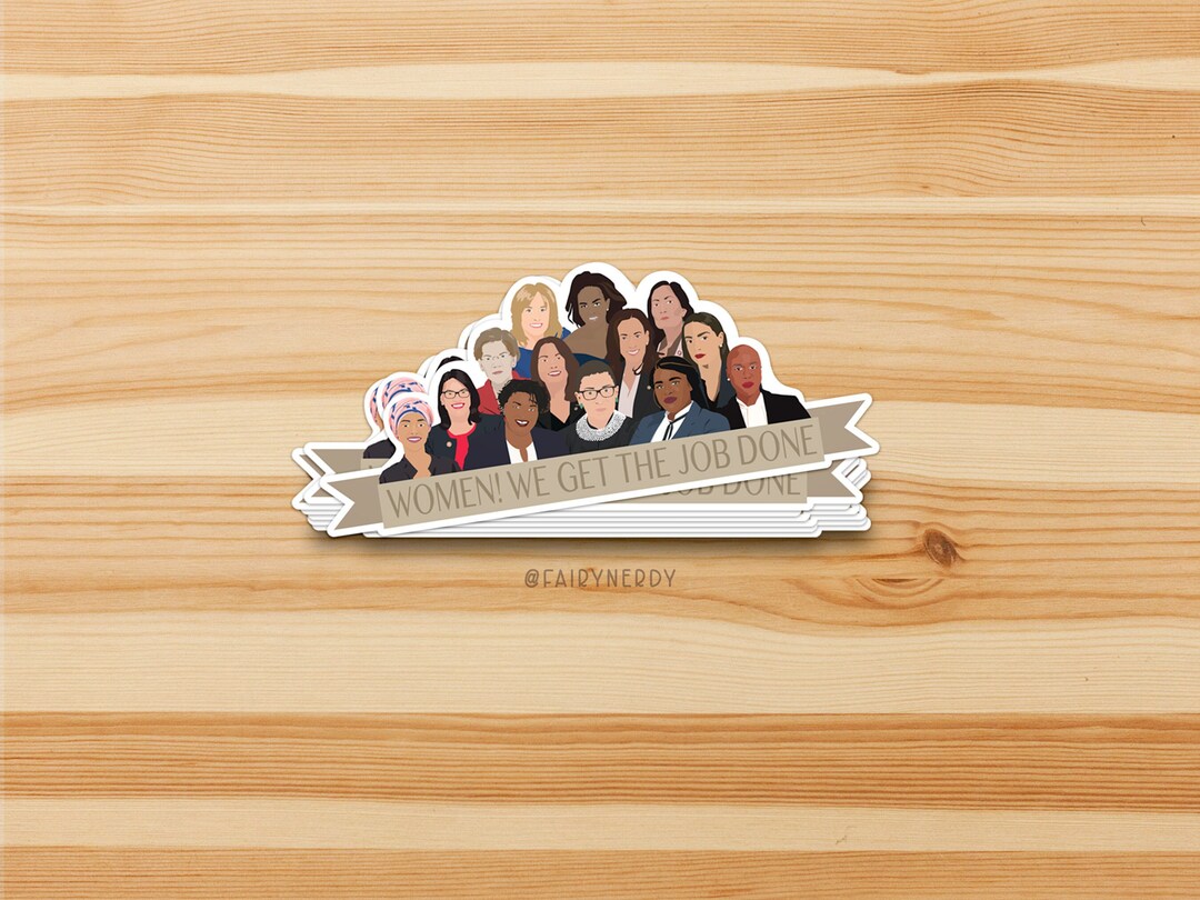 Women in Politics, Political Stickers Leftist, Feminism Stickers ...