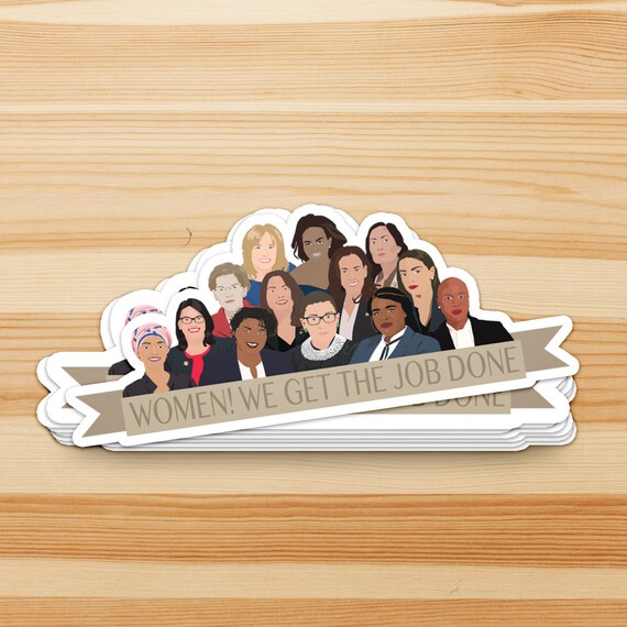 Women in Politics Political Stickers Leftist Feminism - Etsy