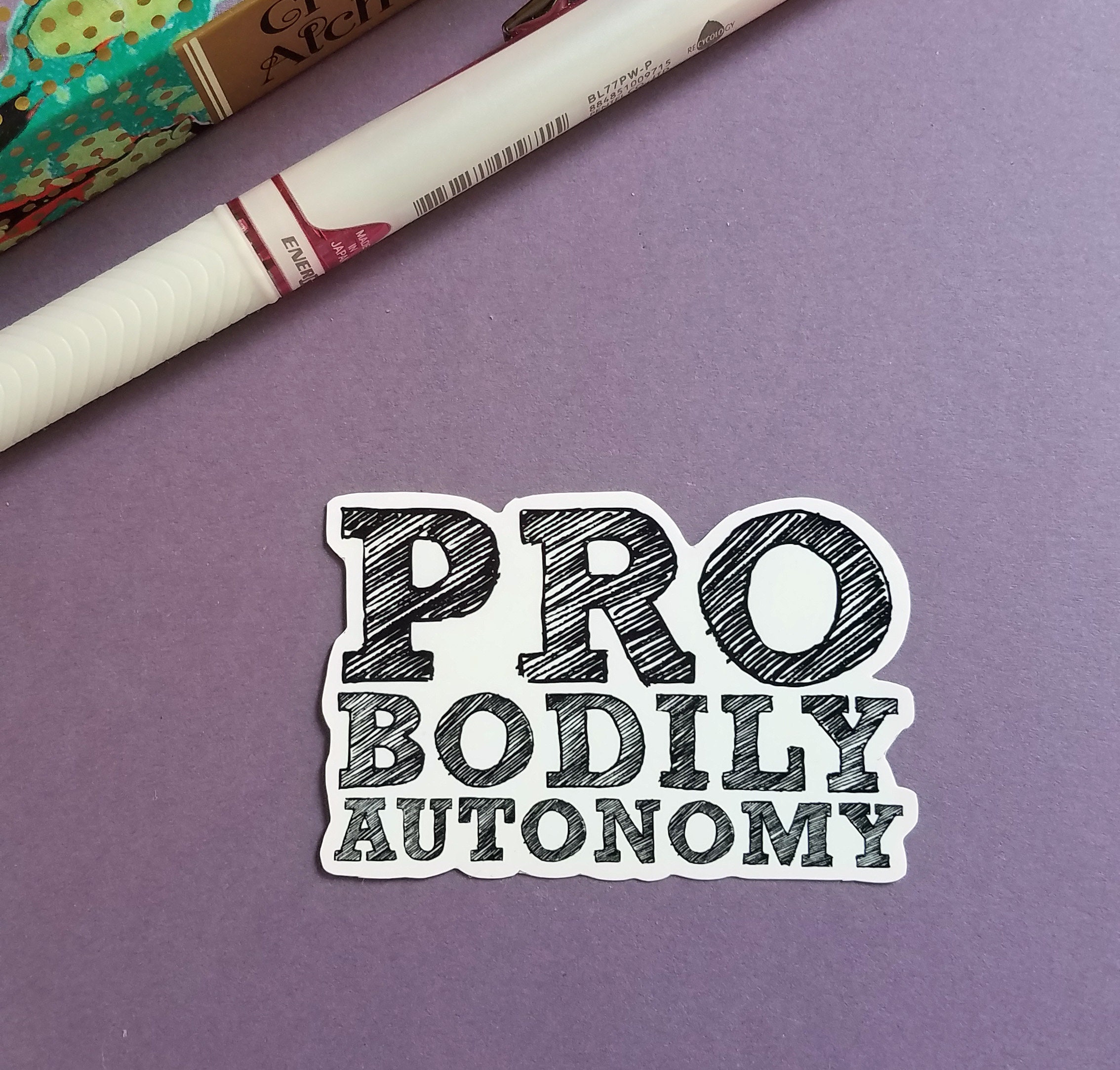 Bodily Autonomy Stickers for Women Pro Choice Stickers for - Etsy