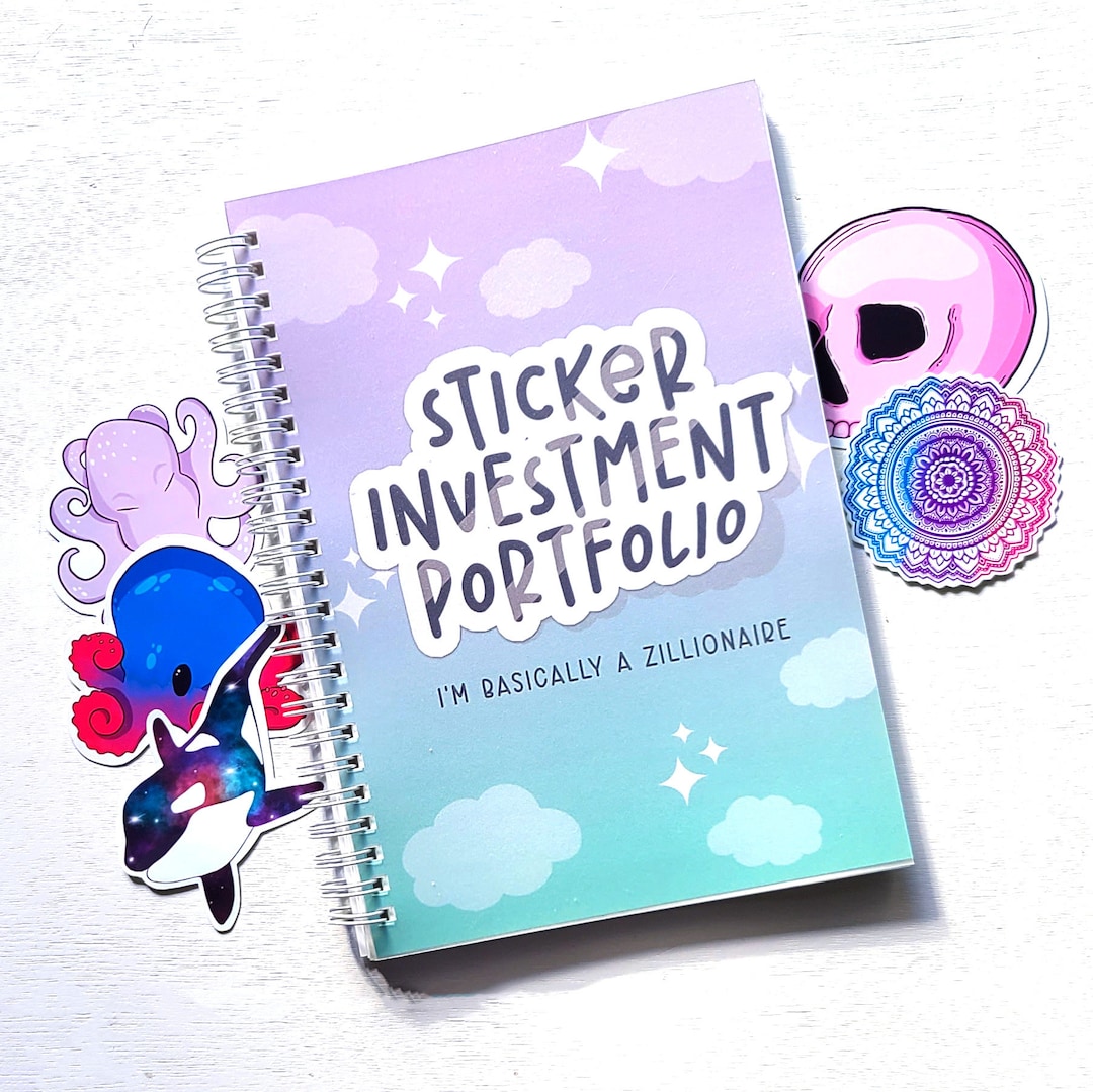 Reusable Sticker Book for Sticker Collector, Sticker Collecting Album ...