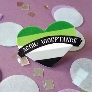 LGBTQ Pins Aromantic Pride Pin Aromantic Flag Pin Pins - Etsy