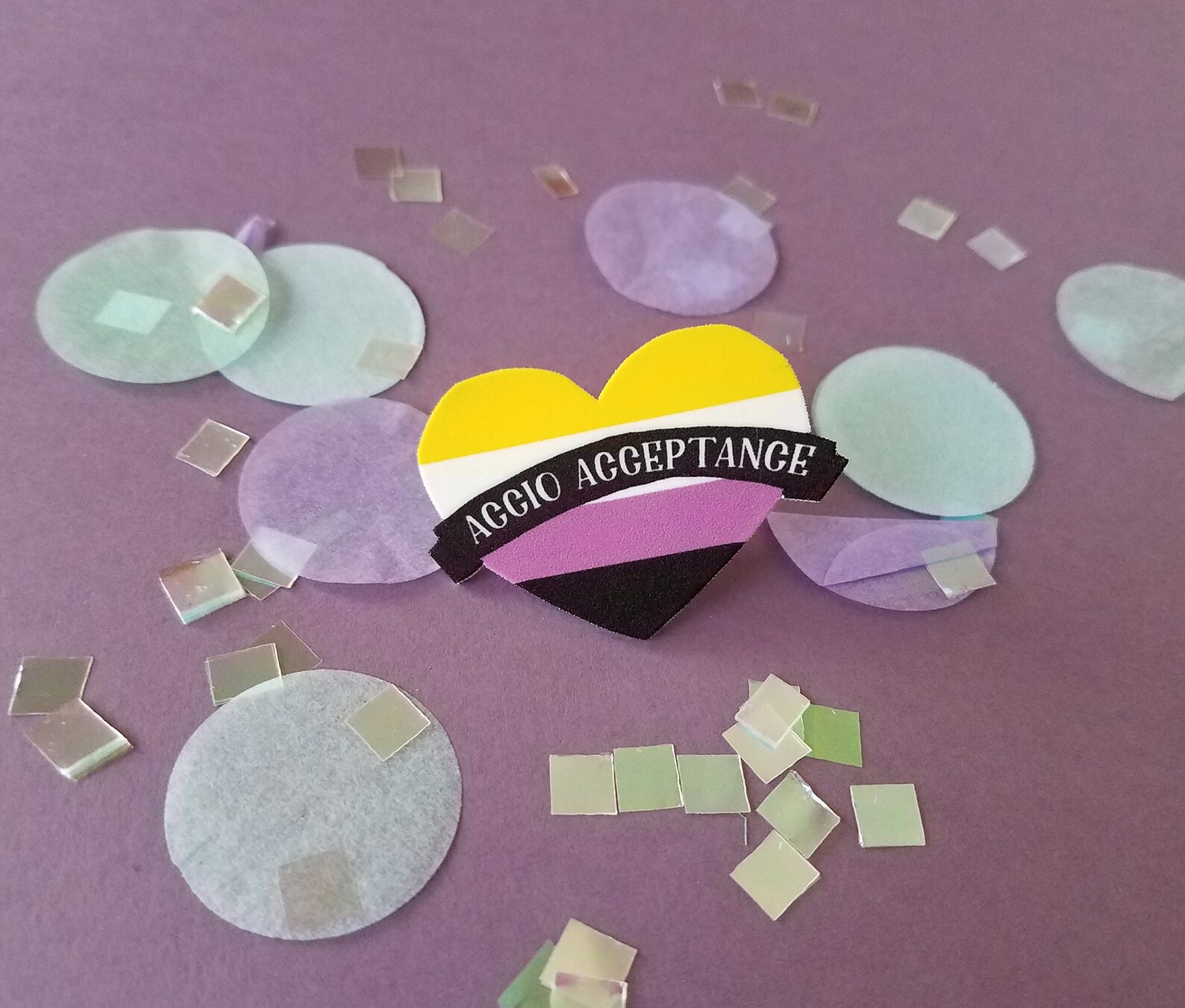LGBTQ Pins Nonbinary Pride Pin Nonbinary Flag Pin Pins - Etsy