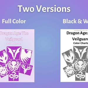 Dragon Age: the Veilguard Faction Symbols Colorwork Crochet Knitting ...
