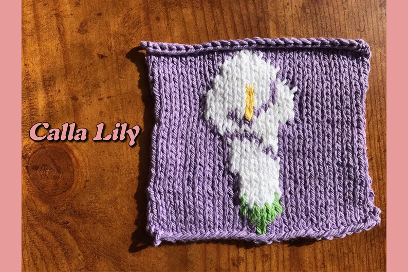 Flower Knitting Charts, Spring Intarsia Knitting - Etsy