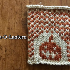 Autumn and Halloween Themed Knitting Charts, Intarsia Knitting ...
