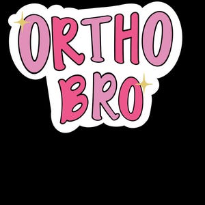 Ortho Bro Sticker: Orthopedic Medical Student Gift - Etsy