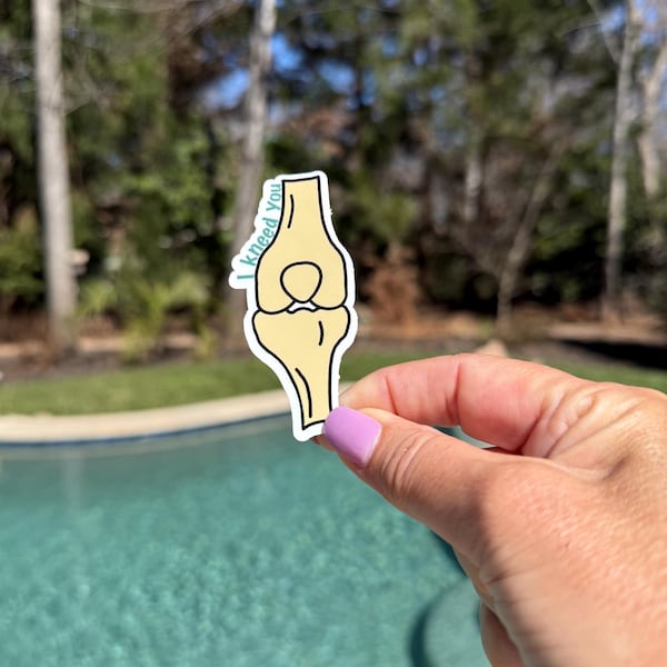 Knee Laptop Sticker - Etsy