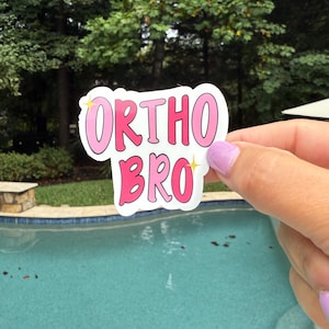 Ortho Bro Sticker: Orthopedic Medical Student Gift - Etsy
