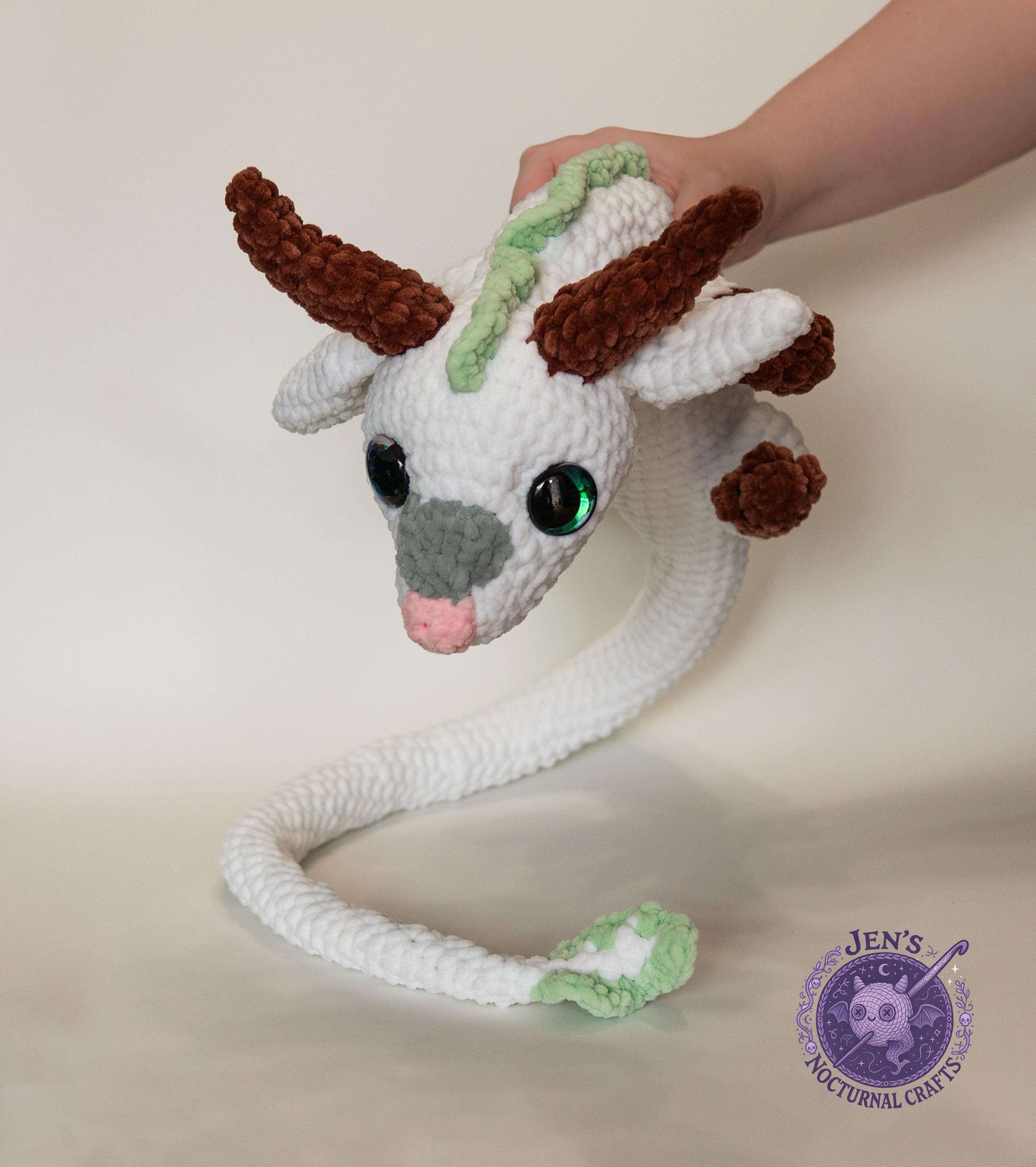 Studio Ghibli Inspired Crochet Dragon - Haku From Spirited Away ...