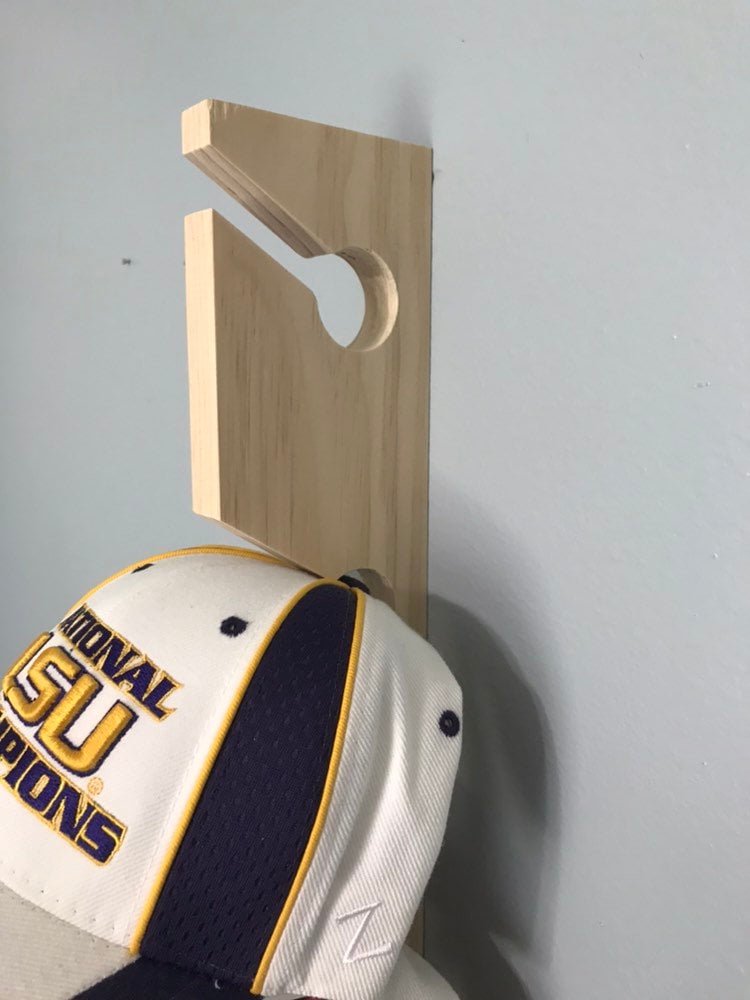 Hat/cap Rack Solid Wood Made to Order - Etsy Canada