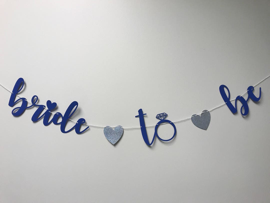 Bride to Be Bridal Shower Banner; Wedding Shower Banner; Bridal Shower ...