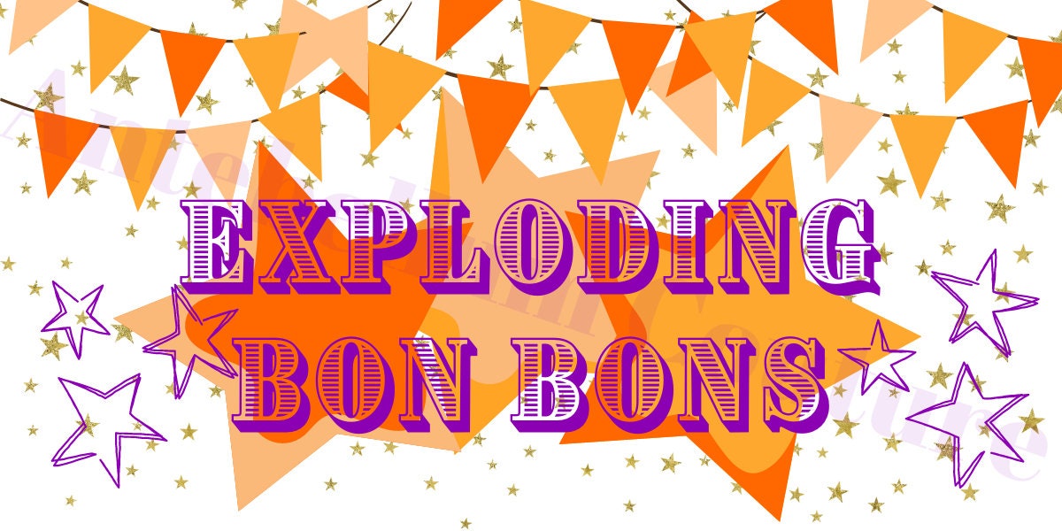 Exploding Bon Bons Candy Label, Digital File, Wizarding, World ...