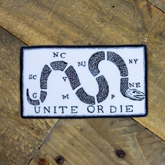 Unite or Die Sticker | Etsy