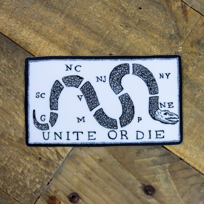 Unite or Die Sticker | Etsy