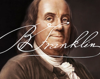 Benjamin Franklin - Etsy