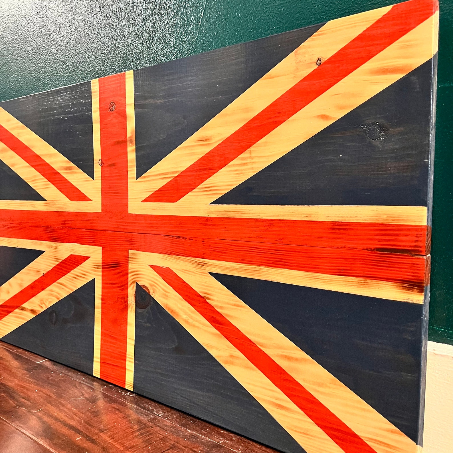 King's Colors Wooden Flag by Emerald Flags - Etsy
