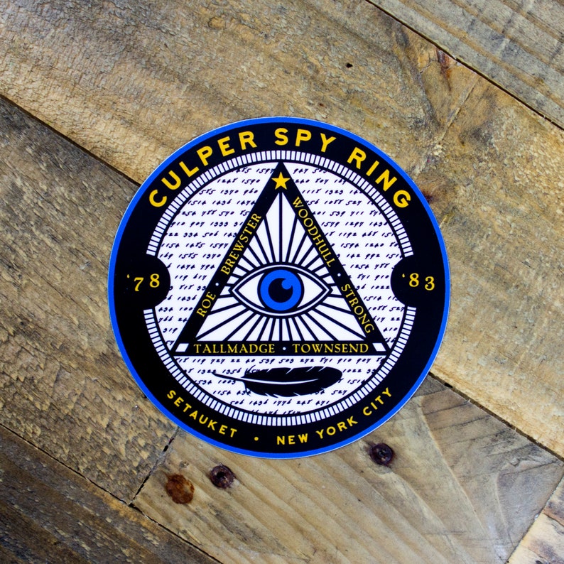 Culper Spy Ring Sticker - Etsy