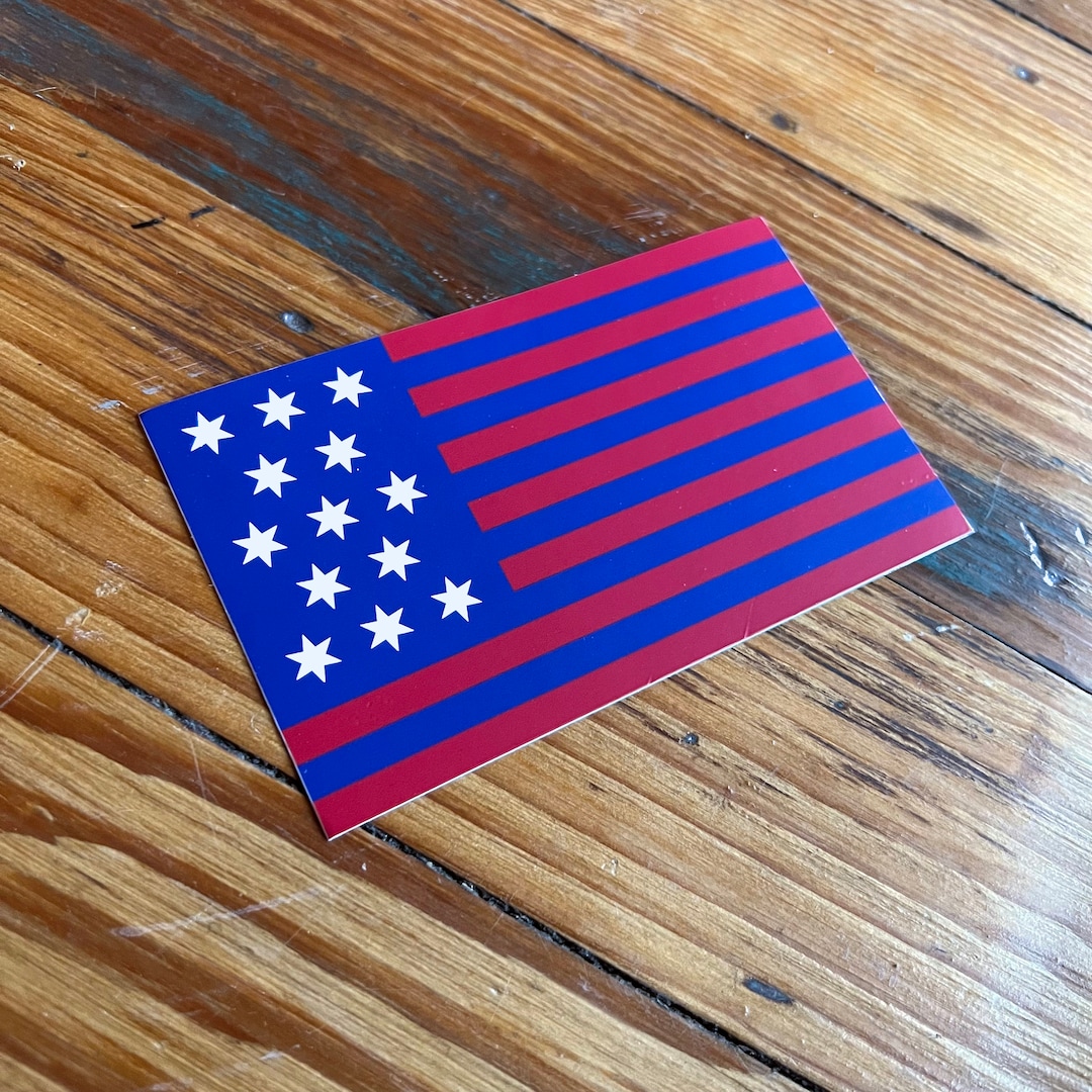 Yorktown Flag Sticker (simcoe) - Etsy