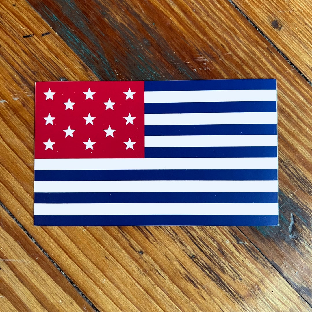 Fort Mercer Flag Sticker - Etsy