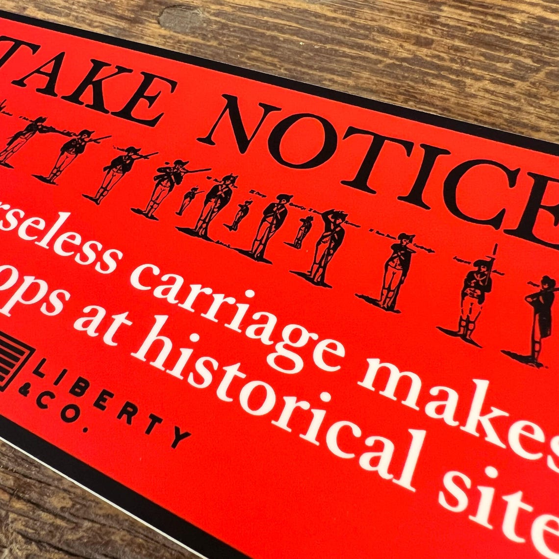Take Notice Bumper Sticker - Etsy