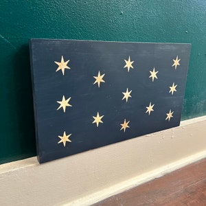 George Washington Standard Wooden Flag by Emerald Flag - Etsy