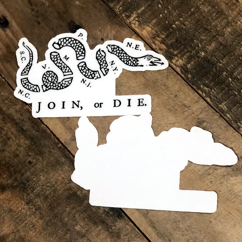 Join or Die Sticker - Etsy