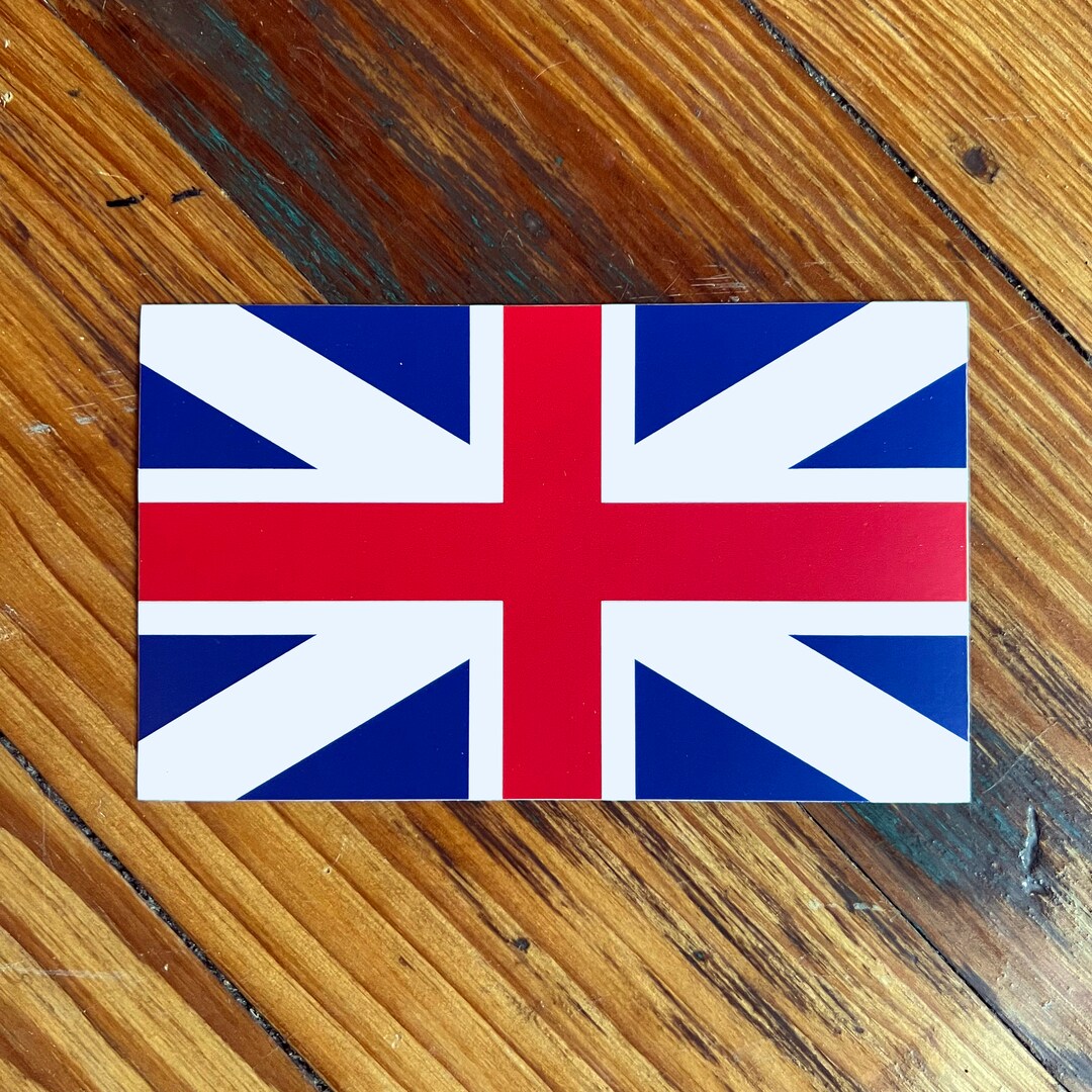 British King's Colors Flag Sticker - Etsy