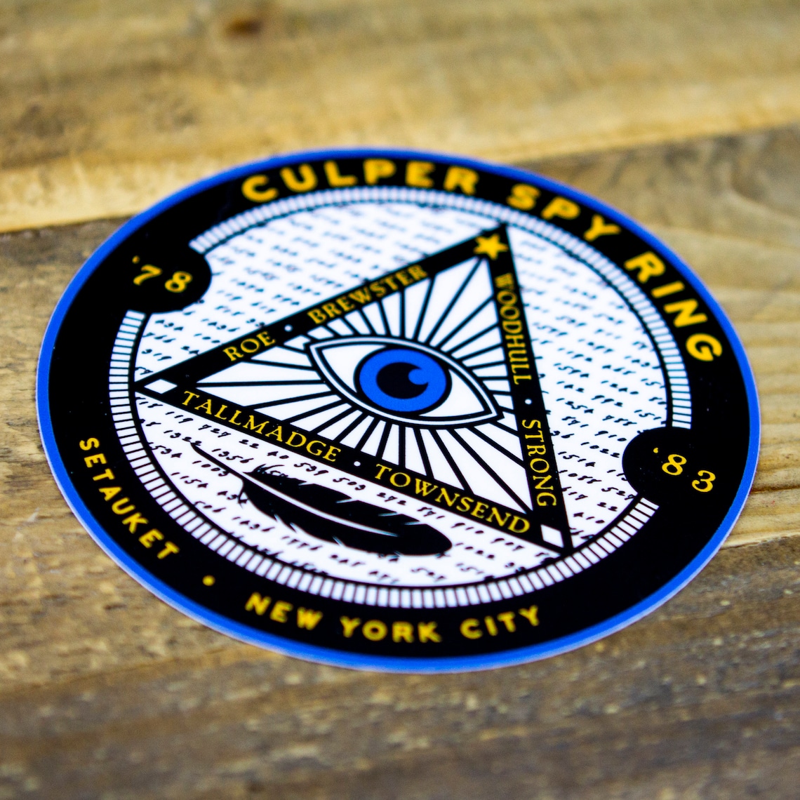 Culper Spy Ring Sticker - Etsy