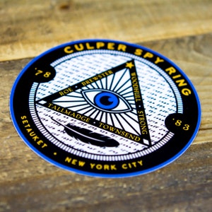 Culper Spy Ring Sticker - Etsy