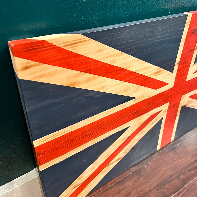 King's Colors Wooden Flag by Emerald Flags - Etsy