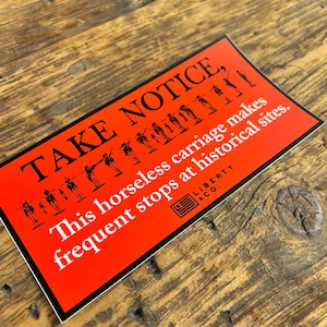 Take Notice Bumper Sticker - Etsy