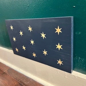 George Washington Standard Wooden Flag by Emerald Flag - Etsy