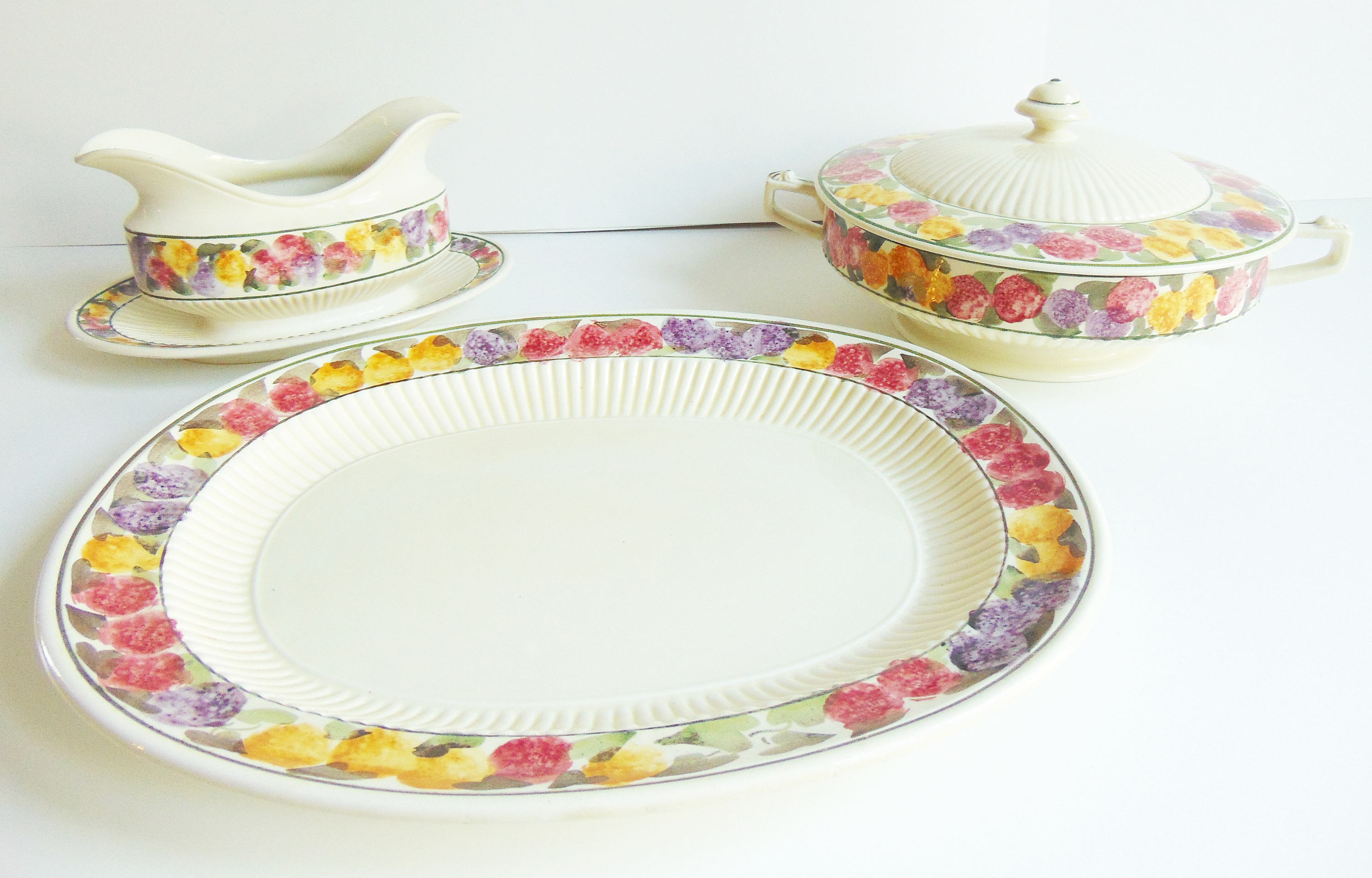 Vintage Dinnerware Ridgways Hand Painted Bedford Ware Tuberose Made in ...