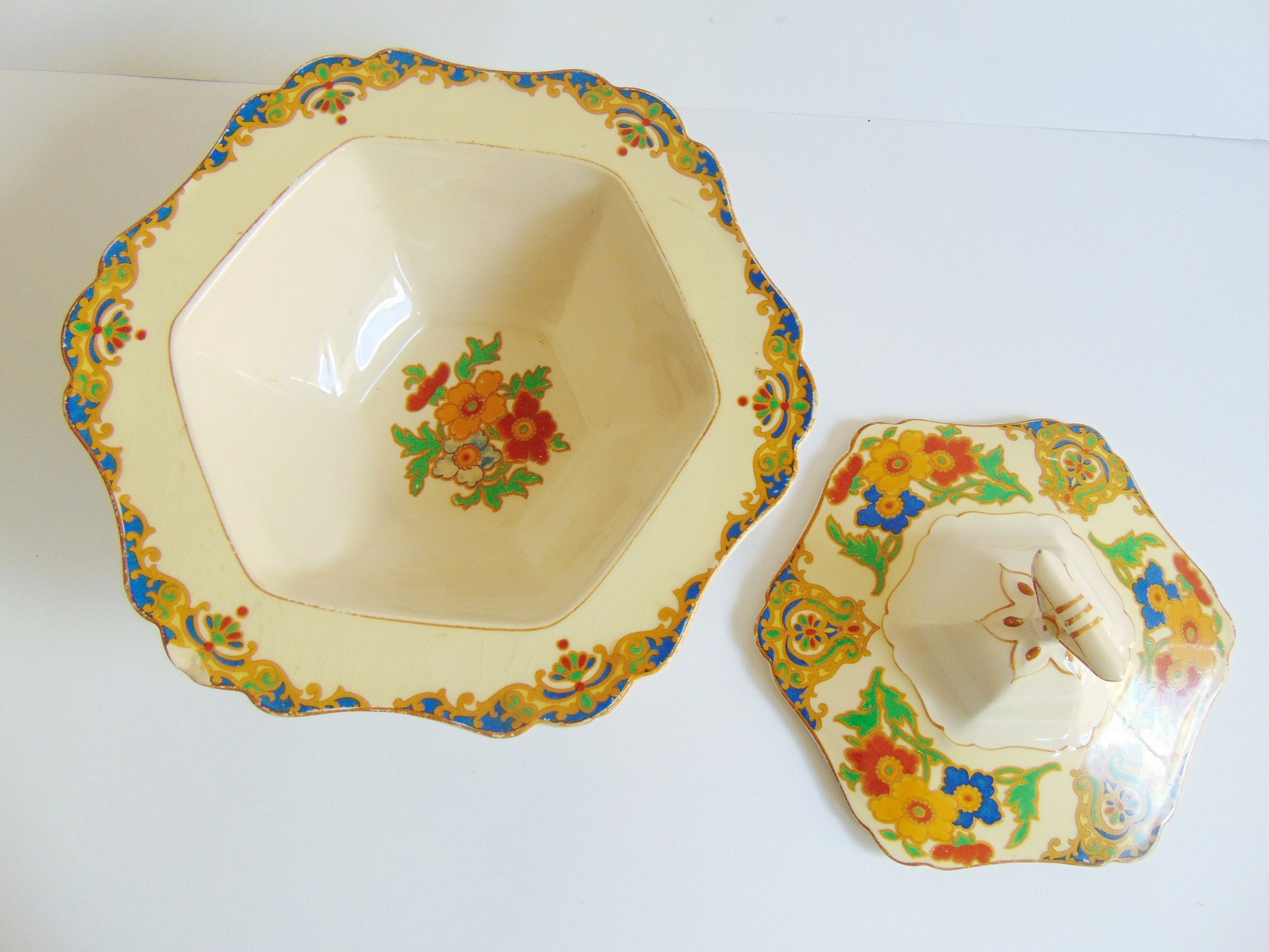 John Maddock and Sons Minerva Cairo England Large Art Deco | Etsy