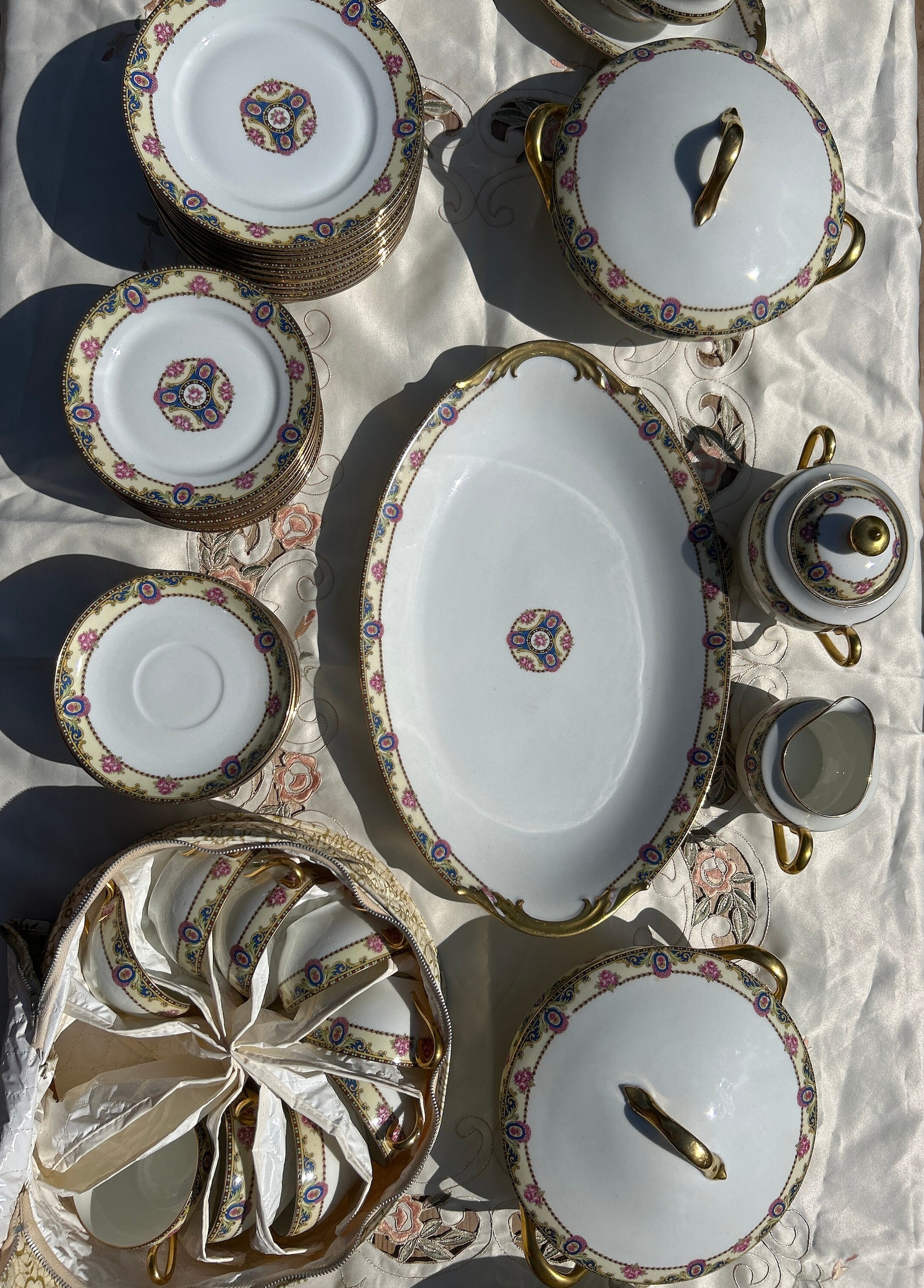 Limoges 91 Piece Match Set of Antique Limoge China Circa 1920 F Legrand ...