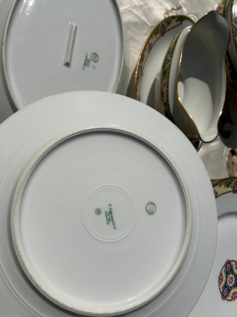Limoges 91 Piece Match Set of Antique Limoge China Circa 1920 F Legrand ...