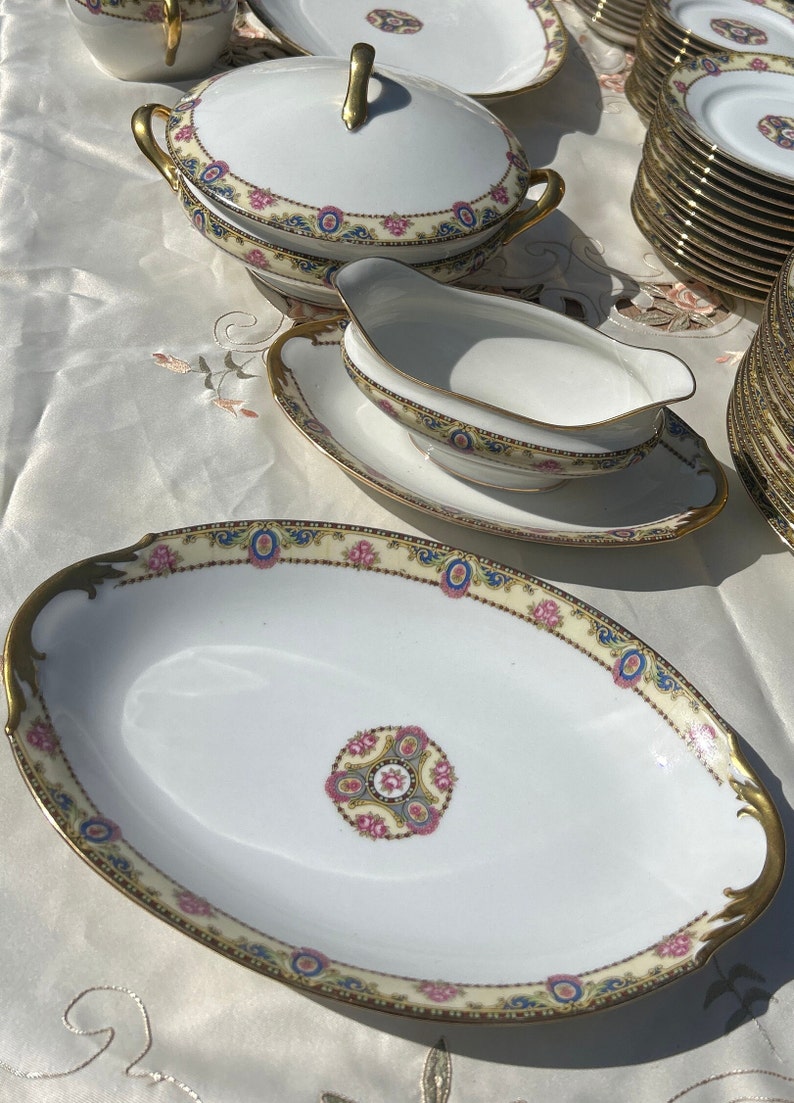 Limoges 91 Piece Match Set of Antique Limoge China Circa 1920 F Legrand ...