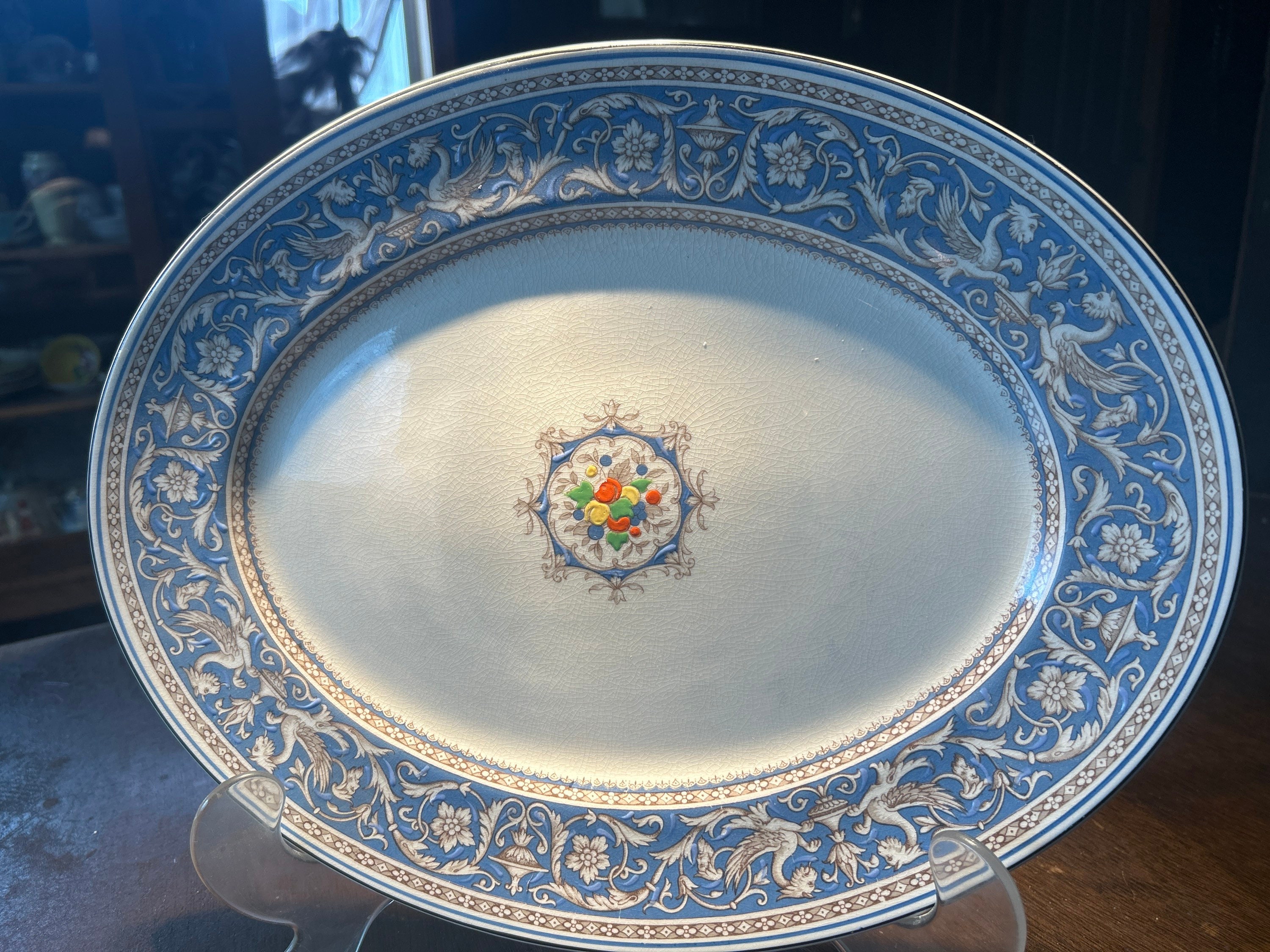 Myott Staffordshire Serving Platter & Matching Bowl England Medici Reg ...