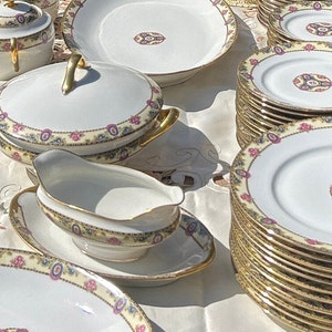 Limoges 91 Piece Match Set of Antique Limoge China Circa 1920 F Legrand ...