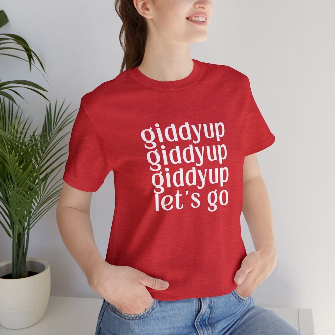 Giddyup Giddyup Giddyup Let's Go Unisex Jersey Short - Etsy