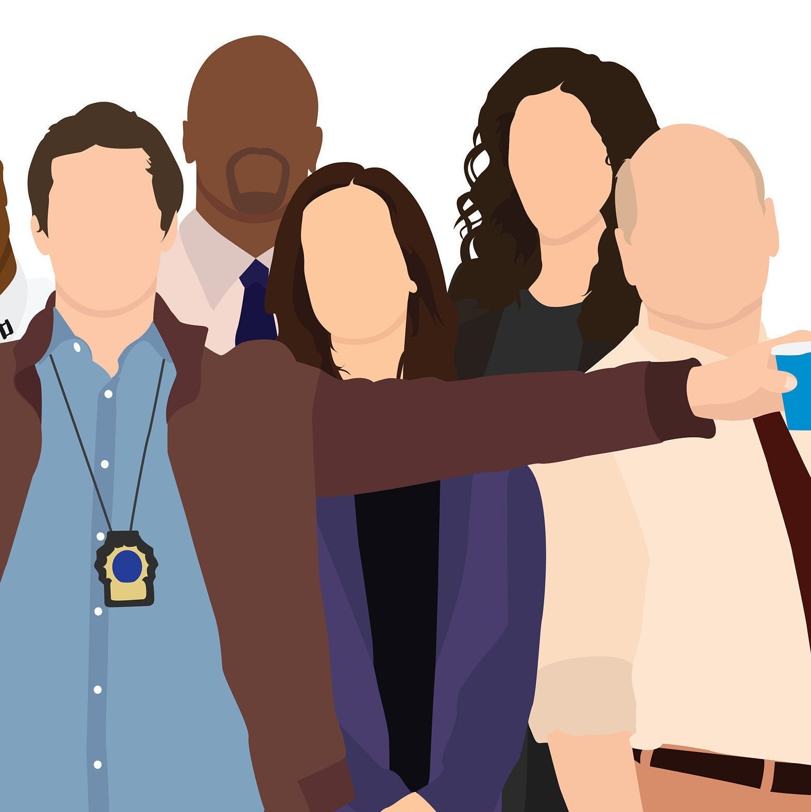 Brooklyn Nine Nine Brooklyn 99 Fandom Fanart | Etsy