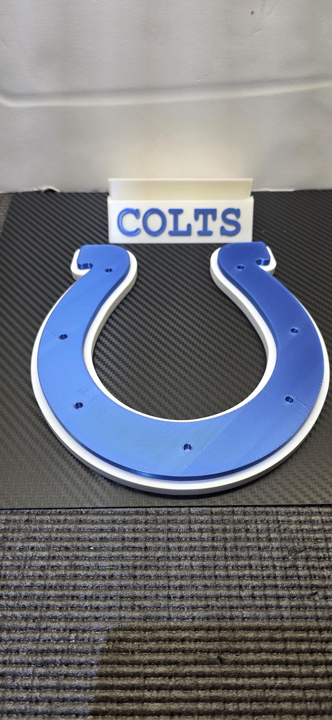 Colts Football Logo Desk Display 3D Printed Fan Decor - Etsy
