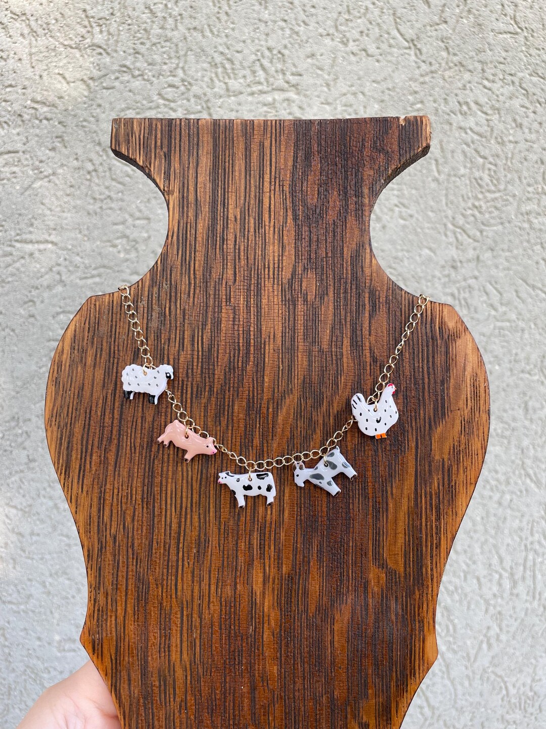Farm Yard Charm Necklace, Charm Necklaces, Charms, Charm Necklace ...