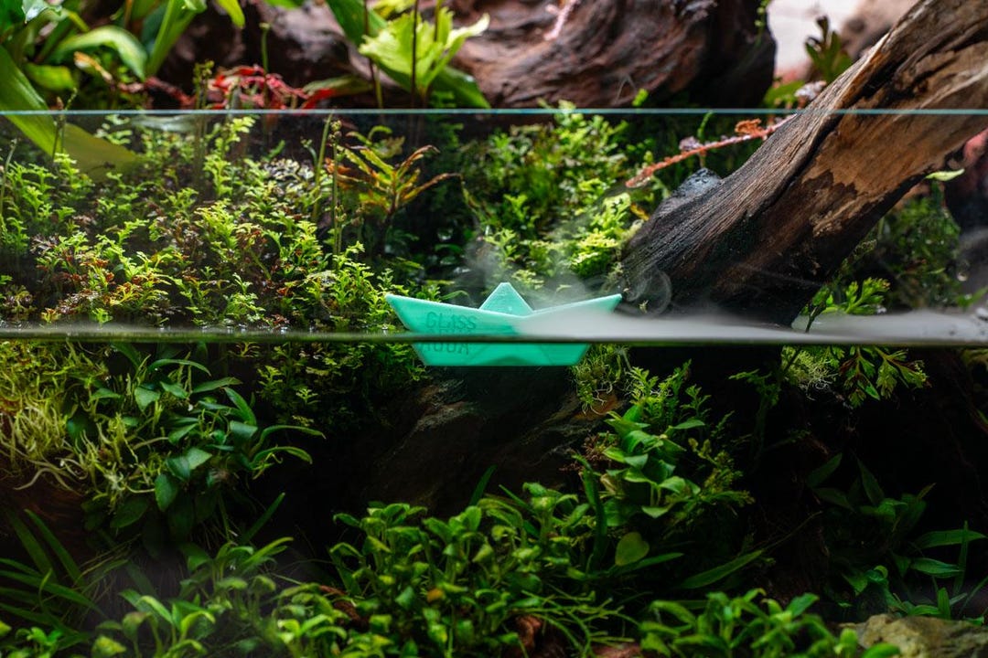 3D Printed Origami Boat - Fun Aquarium Decor | Freshwater Fish Tank ...