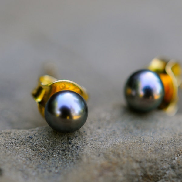 Grey Studs - Etsy
