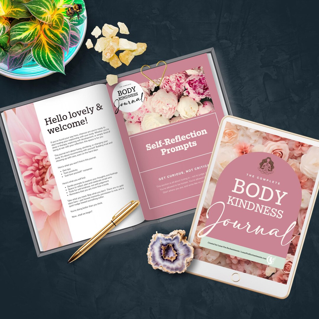 Body Kindness Journal | Printable Self-love Planner | Digital Gentle ...